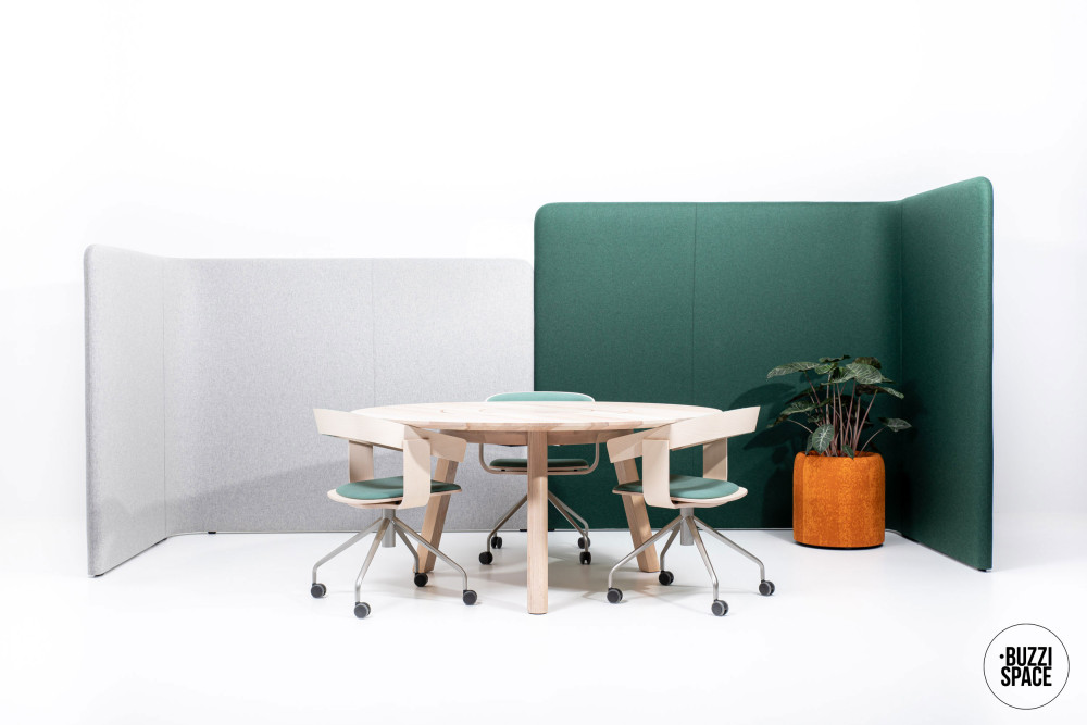 Quiet Mark | BuzziSpace BuzziShield Hook Acoustic Room Divider